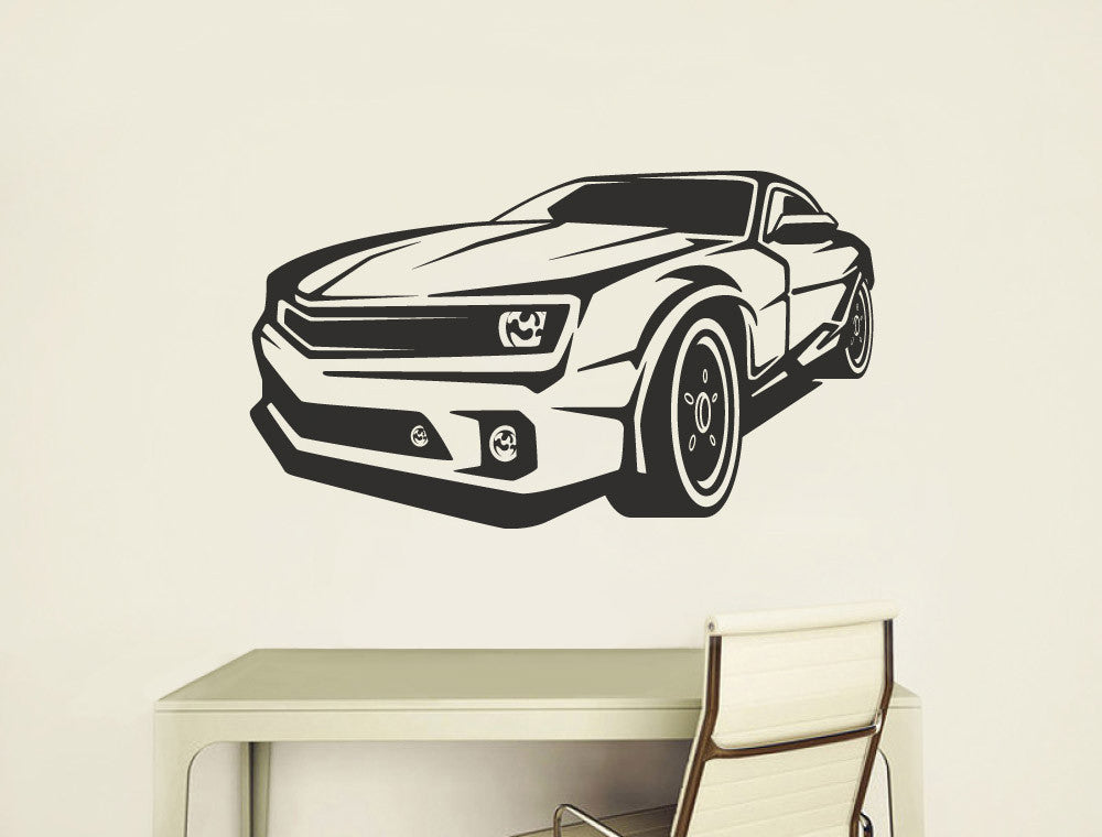 Ford Mustang Wall Sticker | American Muscle Car Wall Art – Aspect Homeware