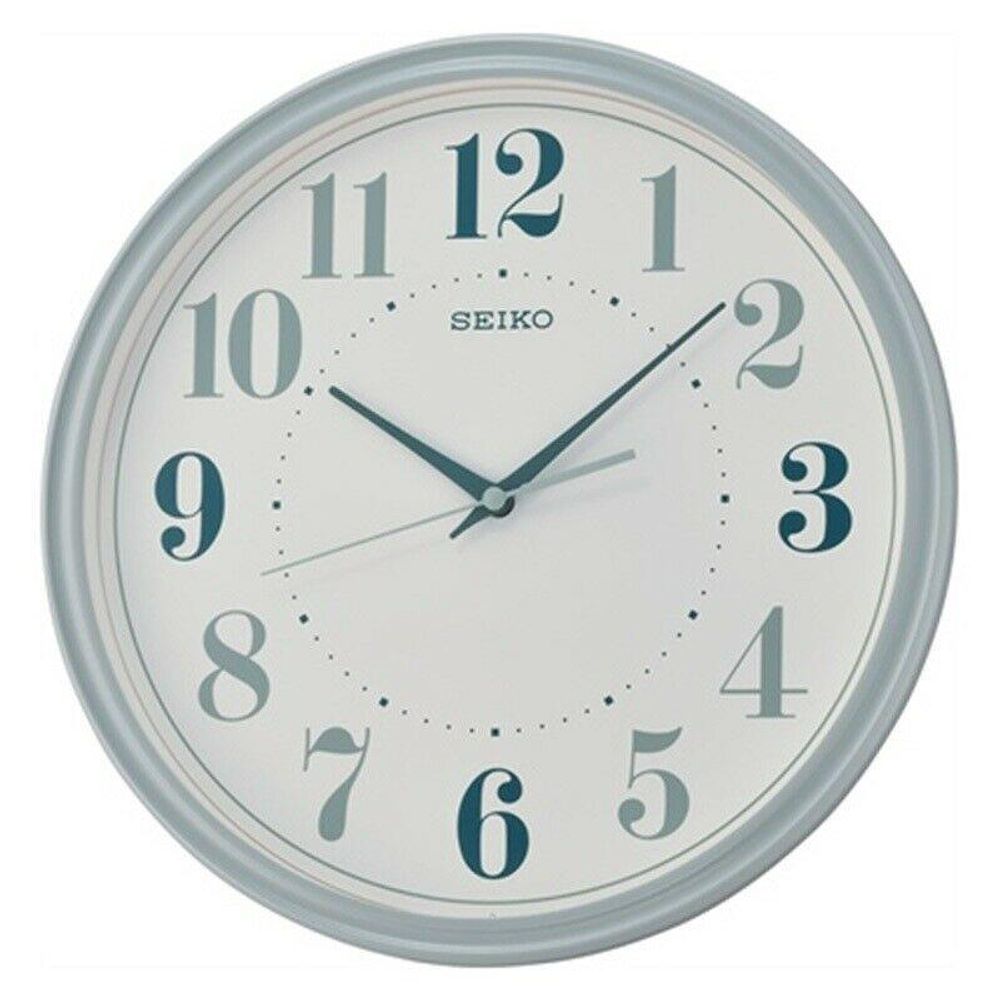 Seiko Matte Grey Decorator Wall Clock - QXA740N – Aspect Homeware